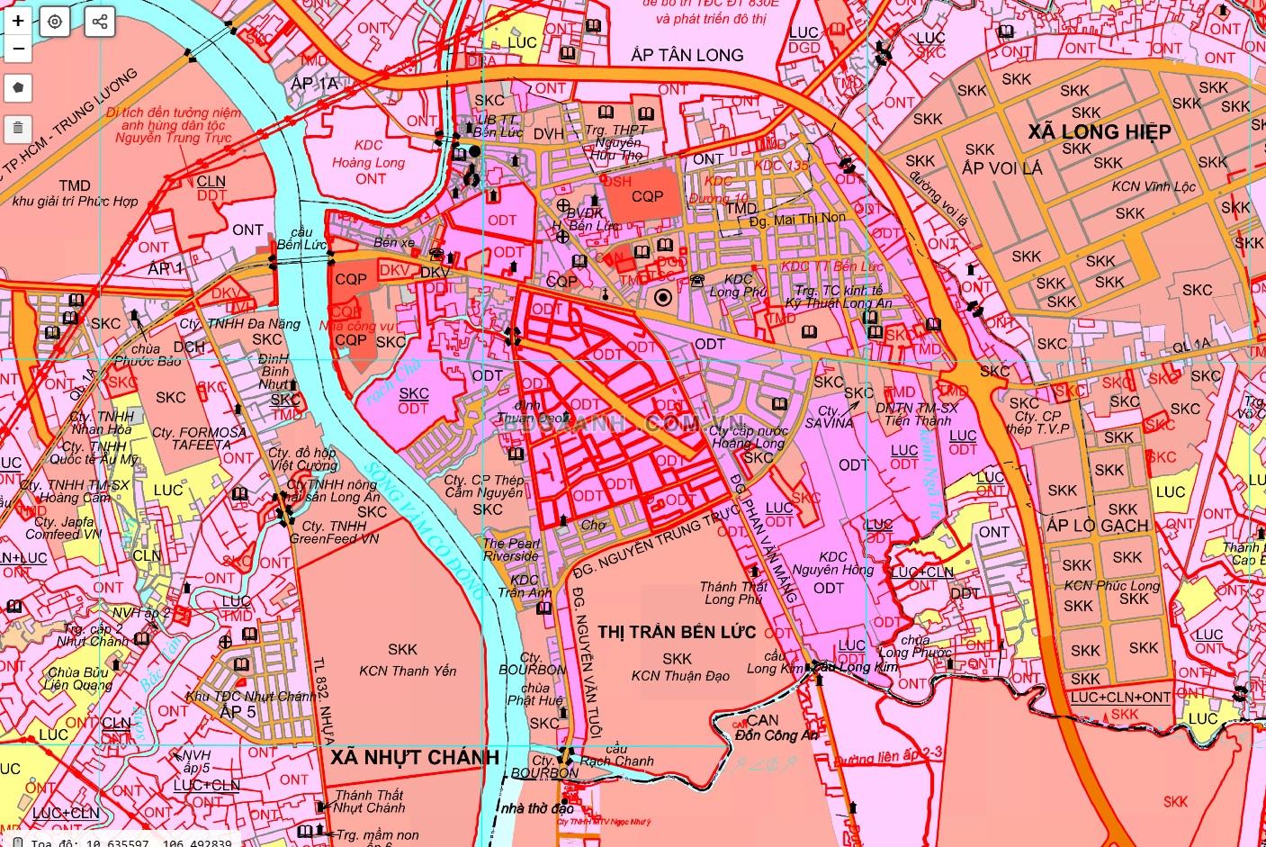 Bản đồ Quy hoạch Long An 2030 - T05/2026